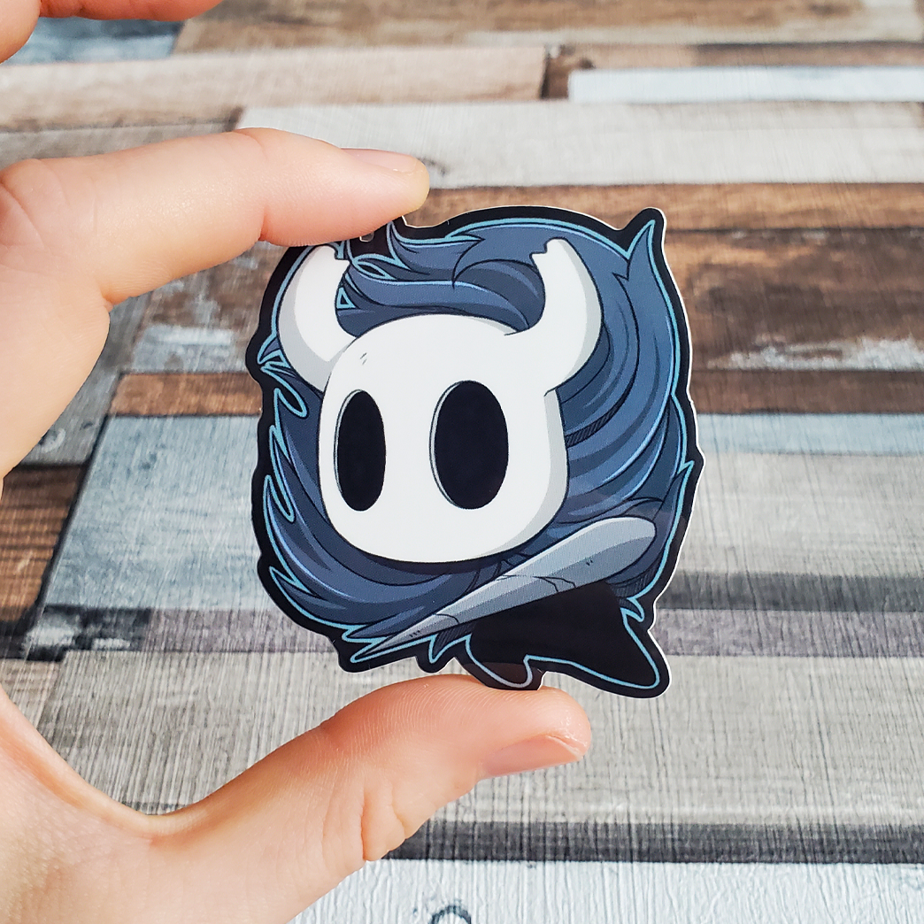 Bill Cipher, Hollow Knight & Sans - Glossy Vinyl Stickers – MrEchoAngel